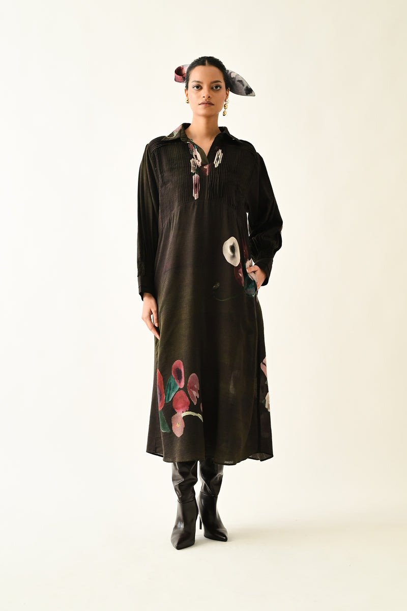 Earth Boota Aline Dress – OFRIDA INDIA